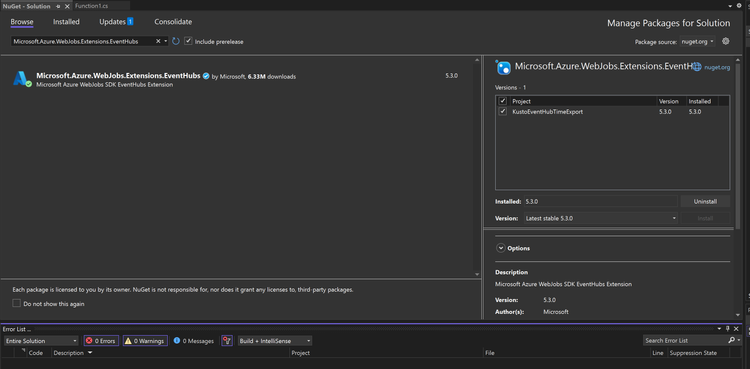 Azure Data Explorer (Kusto) Bindings for Azure Functions - Public Preview | Microsoft Community Hub