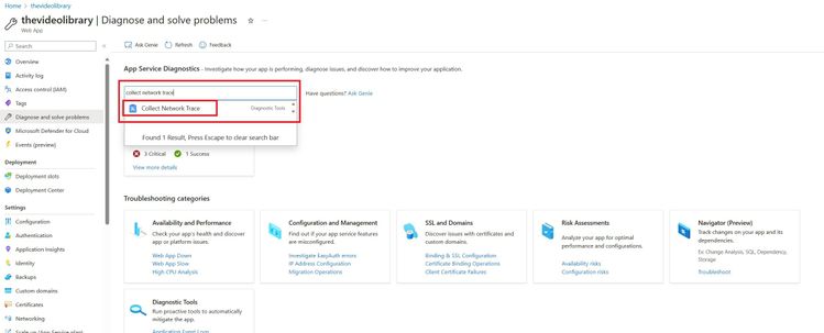 How to capture network traces on Azure App Services (Windows & Linux ...