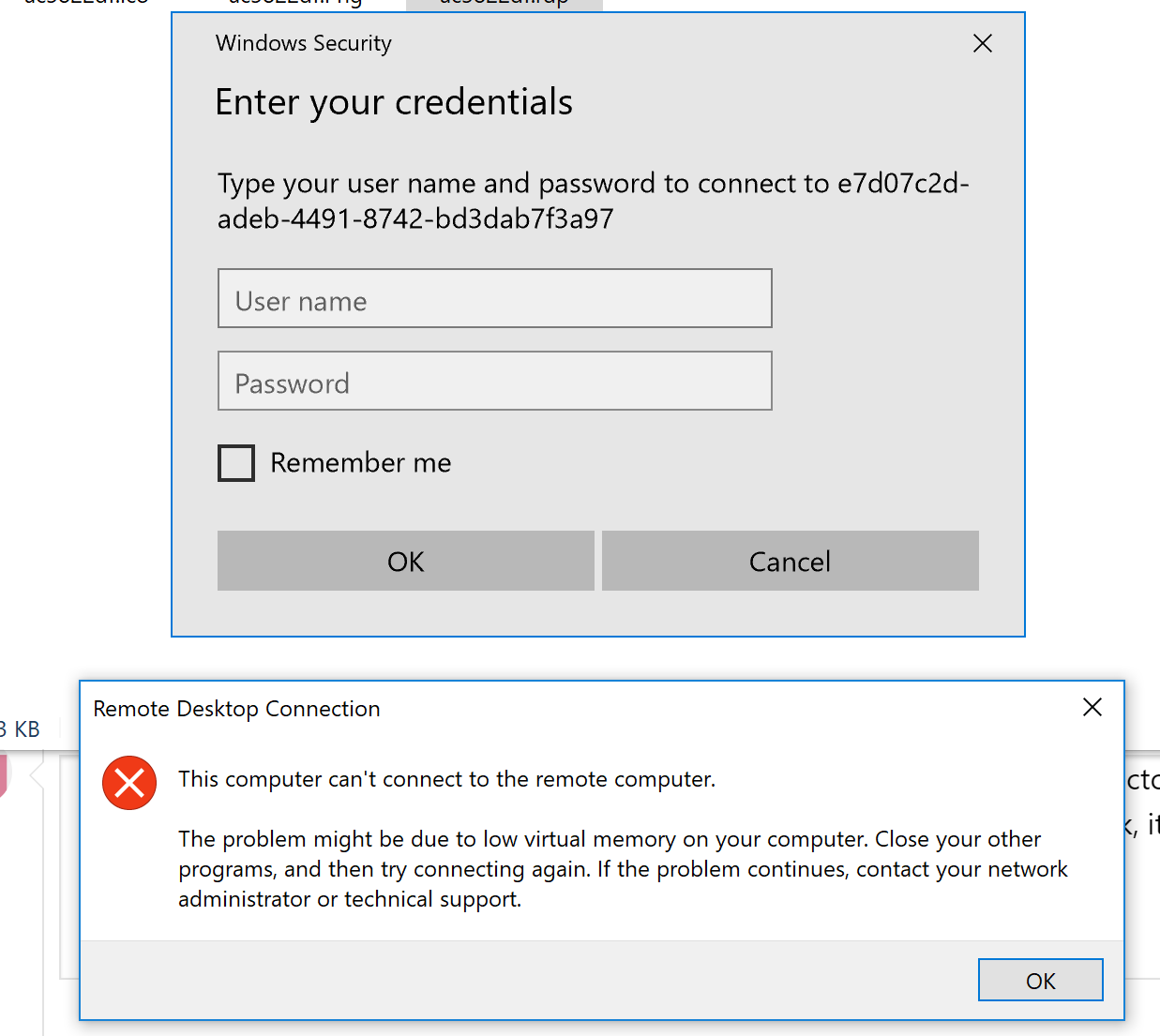 Invalid connection file - Any ideas how to get past this? | Microsoft ...
