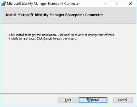 Configuring MIM with SharePoint 2016 or 2019 | Microsoft Community Hub