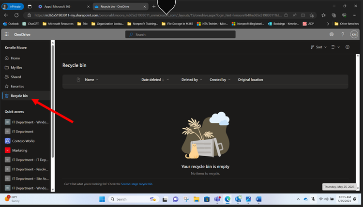Backing Up and Restoring Deleted Files in OneDrive | Microsoft ...