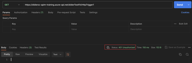 Communication between APIM and function App as backend | Microsoft Community Hub