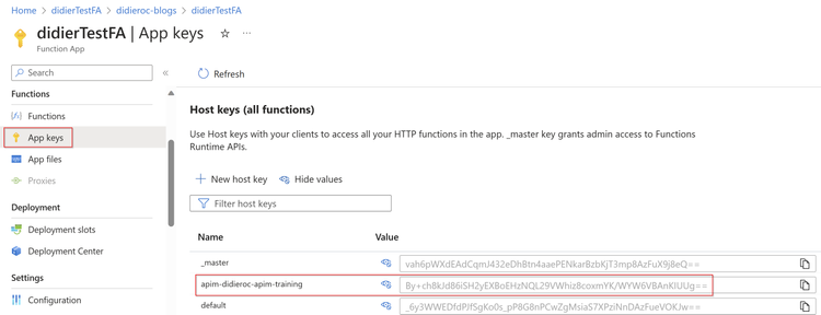 Communication between APIM and function App as backend | Microsoft Community Hub