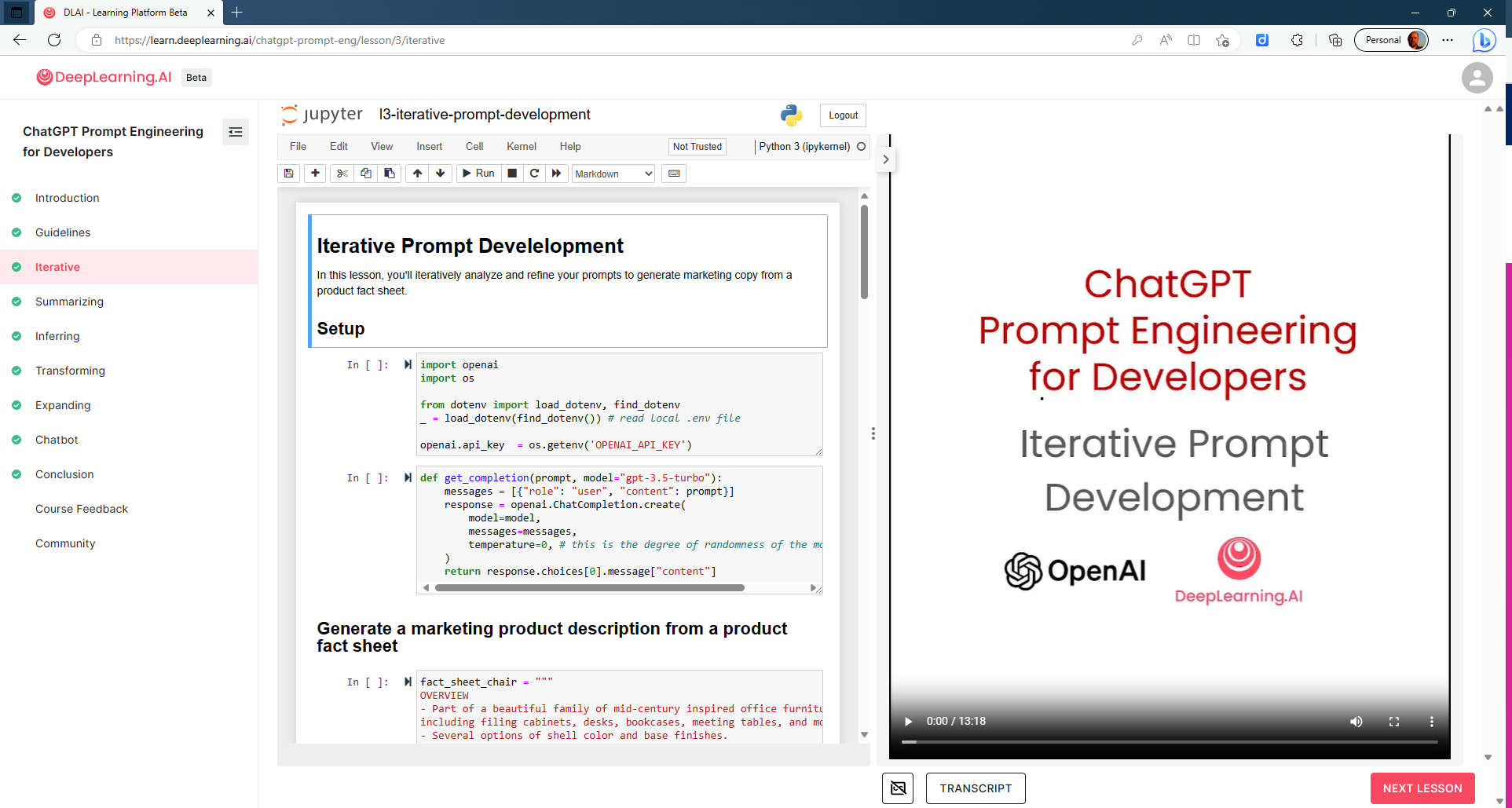 Upskilling: ChatGPT Prompt Engineering for Developers now in C# | Microsoft Community Hub
