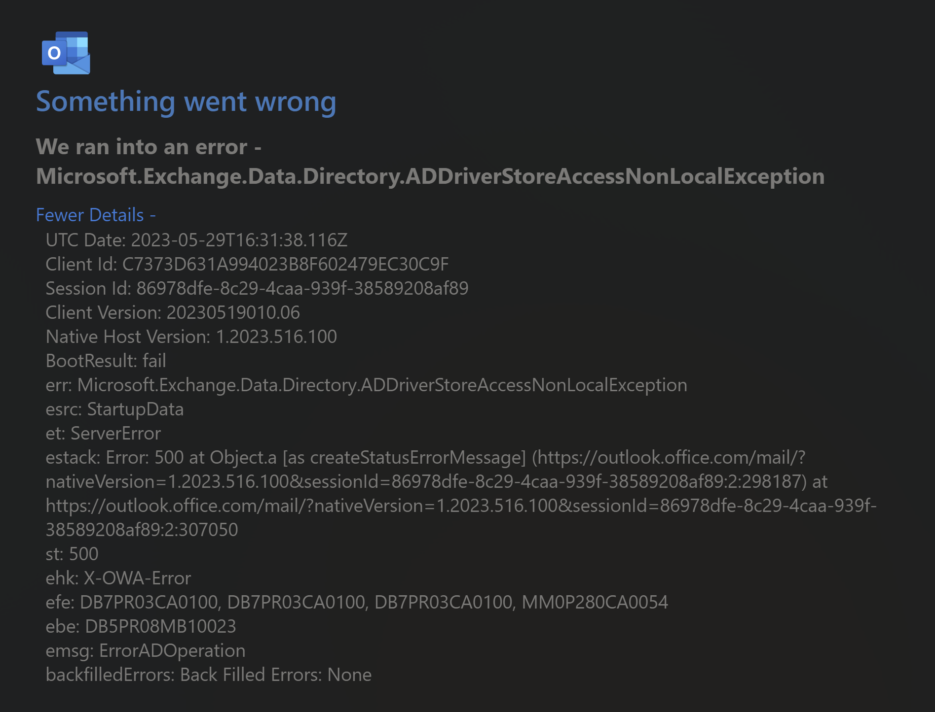 Can't run New Outlook Error | Microsoft Community Hub
