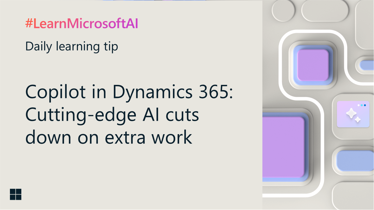 Use Copilot in Dynamics 365 Business Central: Cutting-edge AI cuts down ...