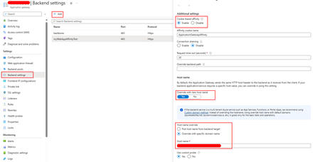 Configure ARRAffinity cookie when accessing Azure App Service behind Azure Application Gateway ...