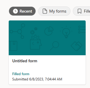 How can users edit their Microsoft form response after submitting