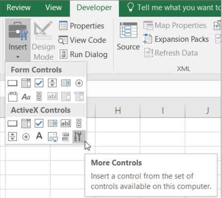How to add activeX control in Excel 2021 on Mac | Microsoft Community Hub
