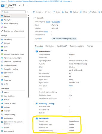 Announcing Trusted Launch as default in Azure Portal | Microsoft ...