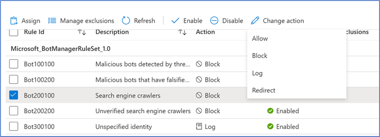 Azure Web Application Firewall- Bot Manager Scenarios | Microsoft ...
