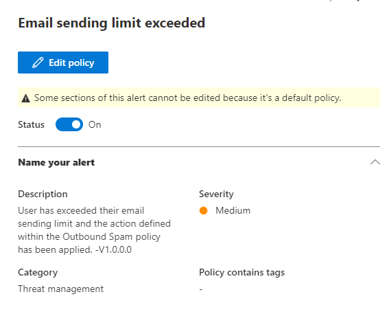 Email Sending Limits Alert | Microsoft Community Hub