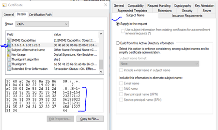 Preview of SAN URI for Certificate Strong Mapping for KB5014754 | Microsoft Community Hub