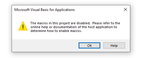 Cannot run macros on my Excel workbook. | Microsoft Community Hub