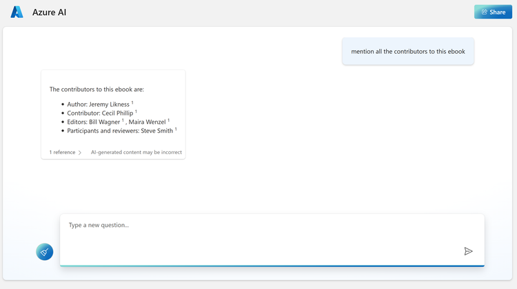 Bring your own data to Azure OpenAI chat models | Microsoft Community Hub