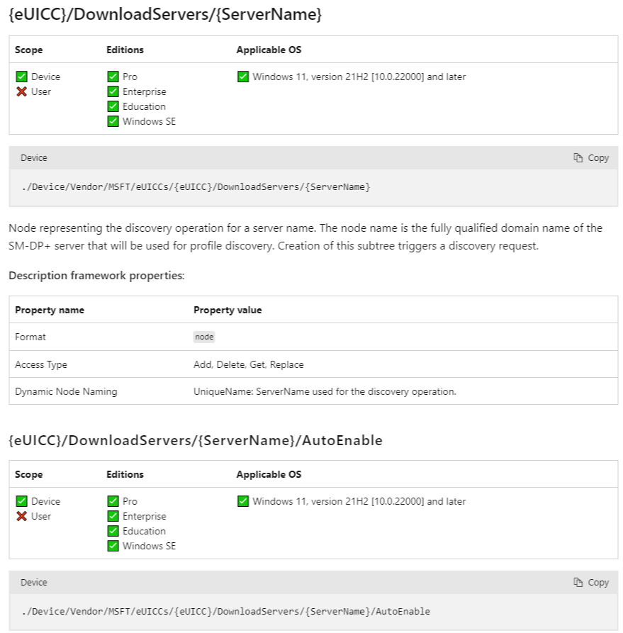 eSIM for Windows 10 devices via Intune | Microsoft Community Hub
