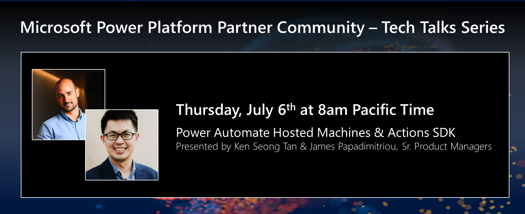 Tech Talks Presents A Power Automate Two Part Call Hosted Machines And Actions Sdk July 6th