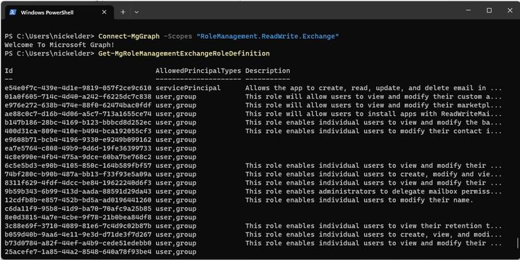 Public Preview: Exchange Online RBAC management in Microsoft Graph ...