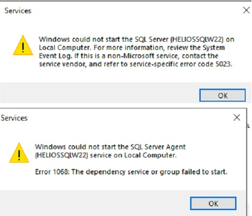 Not able to start SQL Services using SQL Server 2022 and when only TLS 1.3 protocol is enabled ...