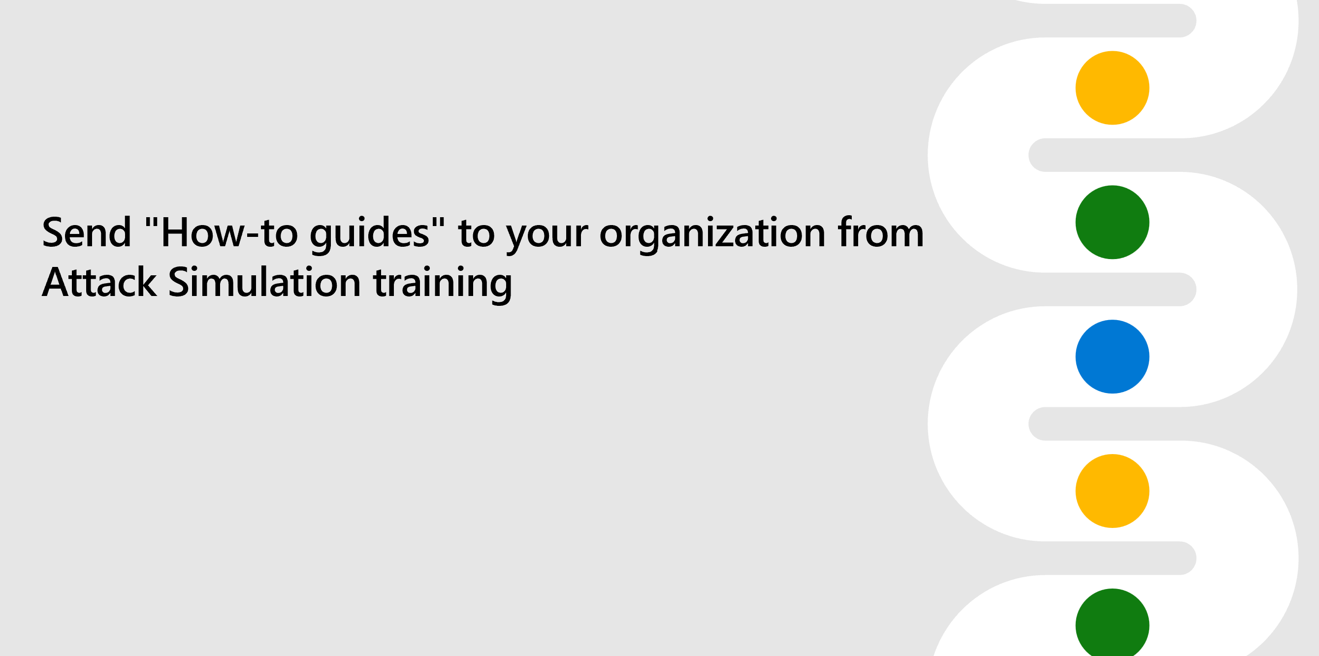 Send "How-to guides" to your organization from Attack Simulation ...
