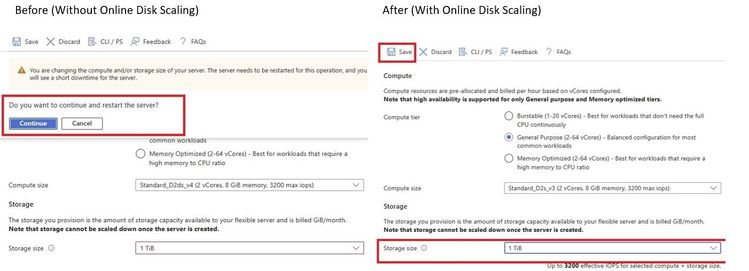 Storage Autogrow And Online Disk Scaling In Azure Postgresql Flexible Server Generally