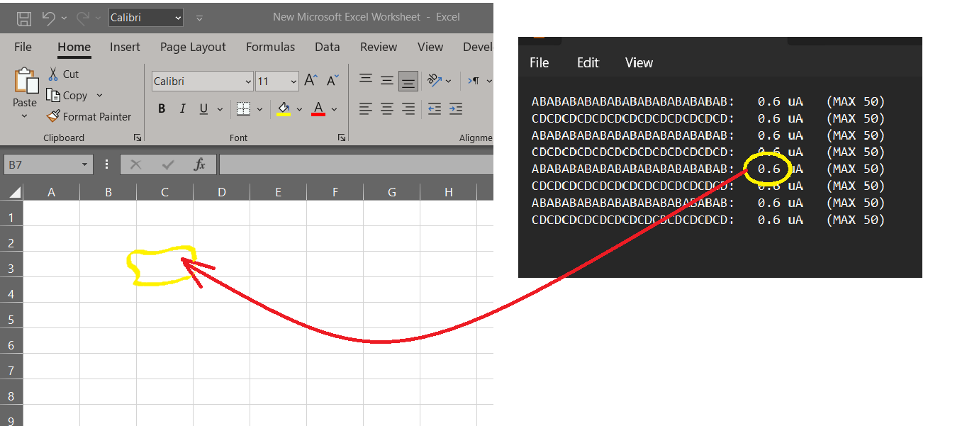 How to import single word from a text file into specific cell in excel ?! | Microsoft Community Hub
