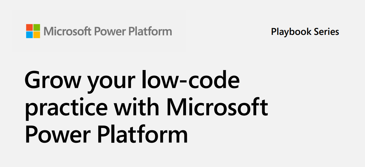 Business Applications Practice Playbooks: guidance from build to scale ...