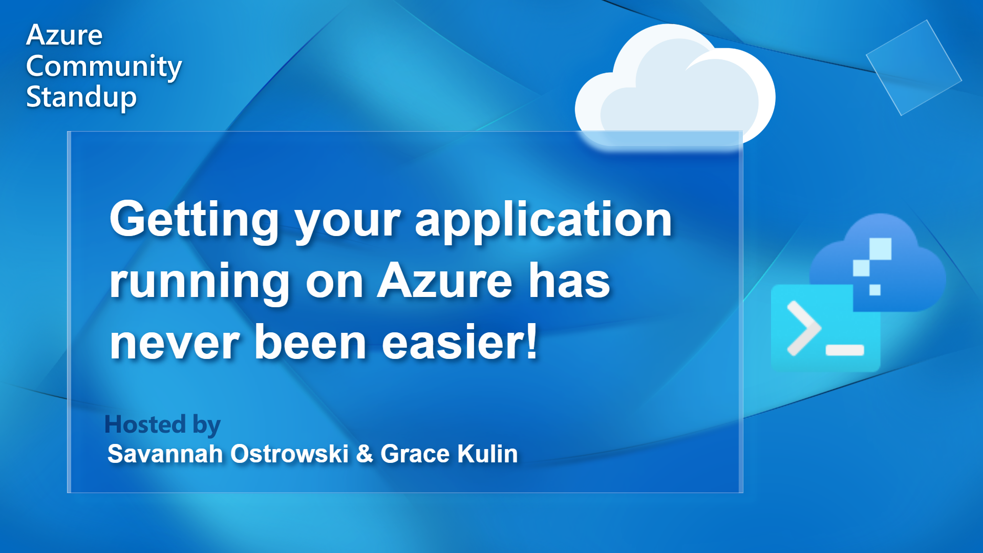 Azd Community Standup | Getting your application running on Azure has ...