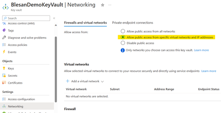 Connecting Integration Account to Azure KeyVault behind Firewall ...