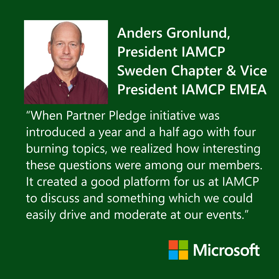 IAMCP on Partner Pledge