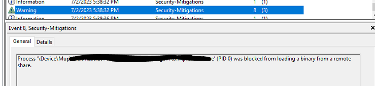 Exploit Prevention Blocking EXE files | Microsoft Community Hub