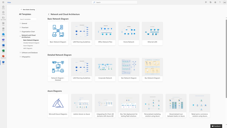 Start creating diagrams faster with the new Visio Templates page on ...
