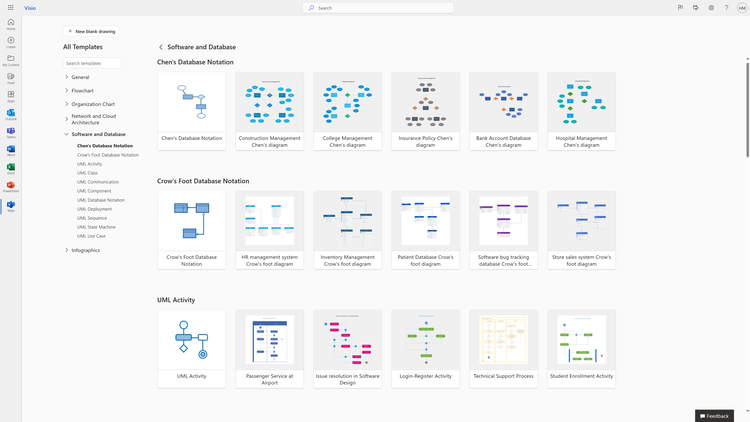 Start creating diagrams faster with the new Visio Templates page on ...