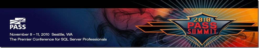 SQL PASS Summit 2010 | Microsoft Community Hub