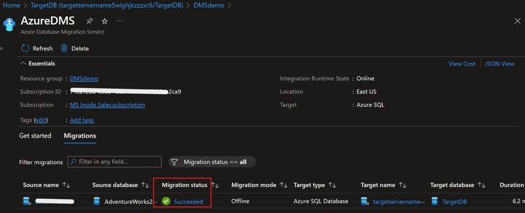 Seamlessly migrate a SQL database to Azure SQL Database (offline) with ...