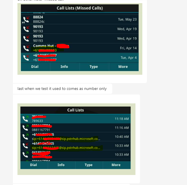 Teams SIP gateway PSTN calls have calling number with SIP-URI format ...