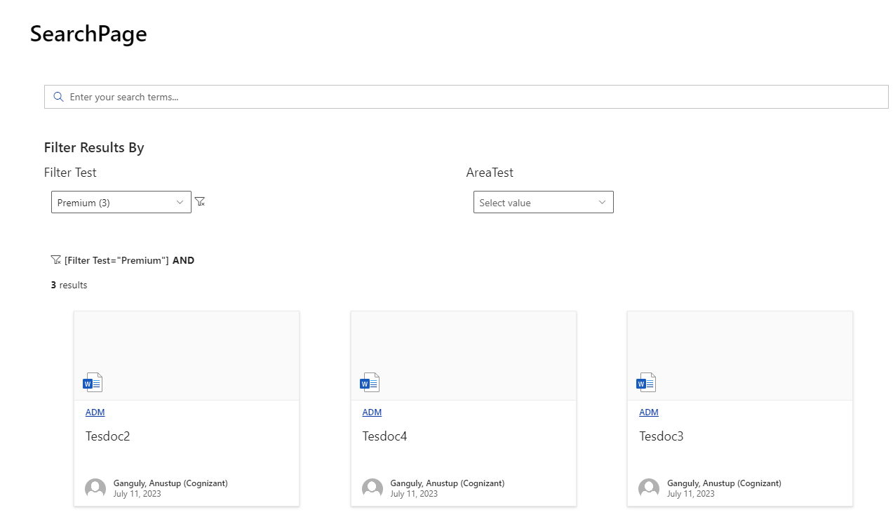 PnP Search Results V4 - Selected Filters Updation | Microsoft Community Hub