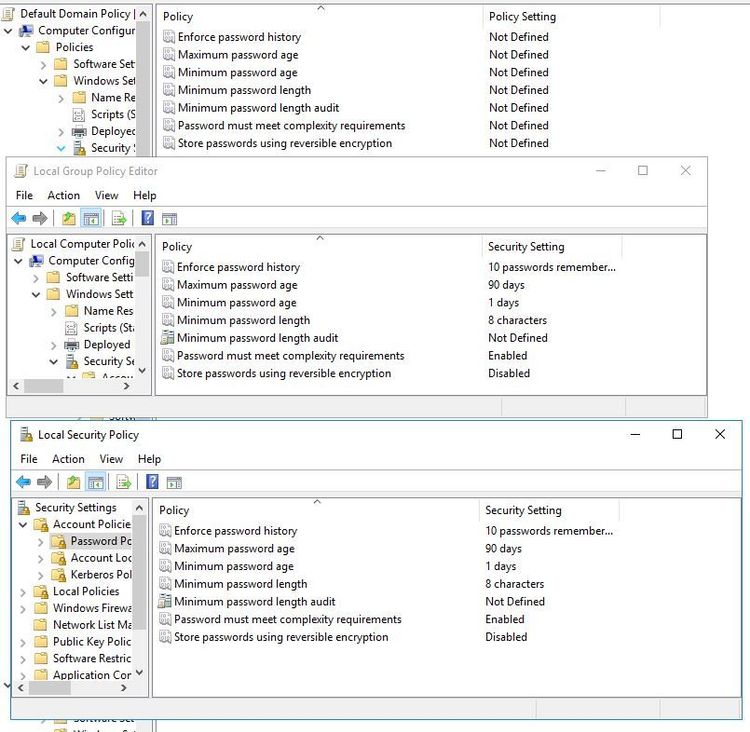 How to fully remove domain password policy from on-prem AD | Microsoft ...