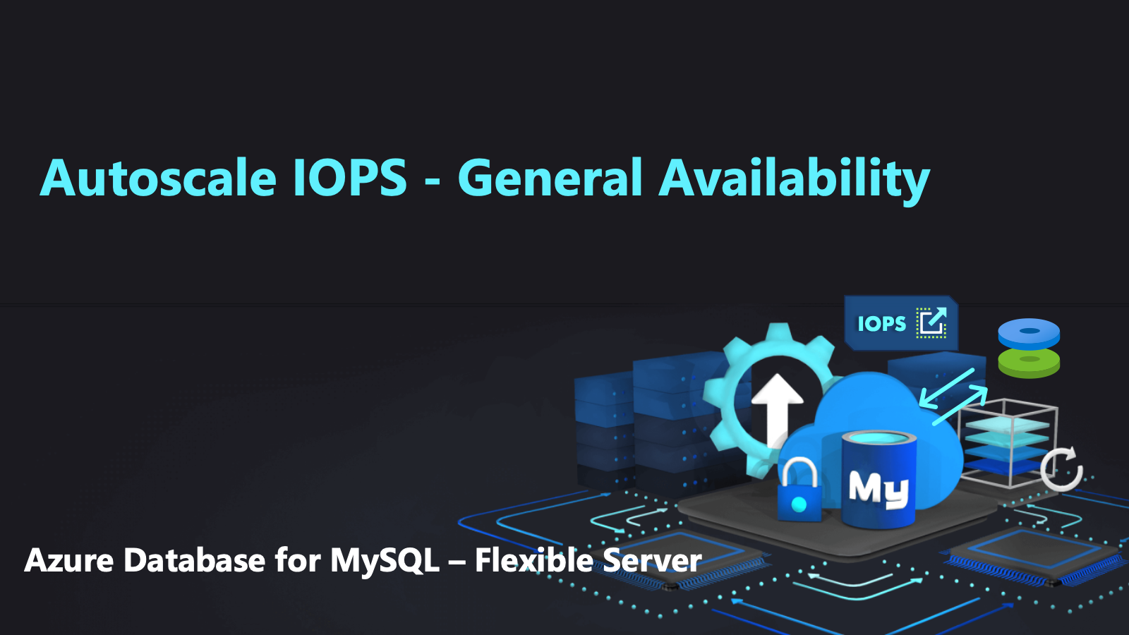 Autoscale IOPS for Azure Database for MySQL - Flexible Server - General Availability | Microsoft ...