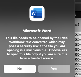 Macro Enabled Excel workbook causing error in Word mail merge | Microsoft Community Hub