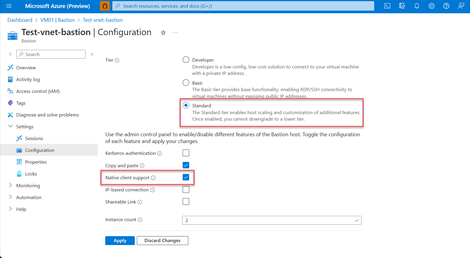 How To Configure The Rdp Connection For Azure Vms Via Azure Bastion Microsoft Community Hub