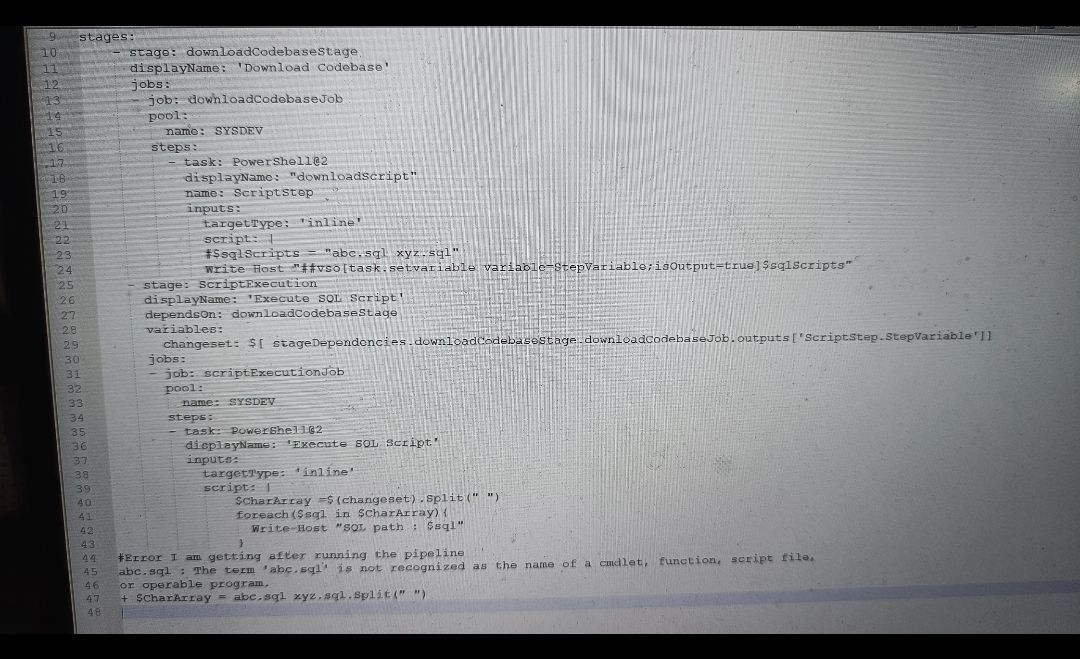 How to convert task variable from one stage to an array object in another stage | Microsoft ...