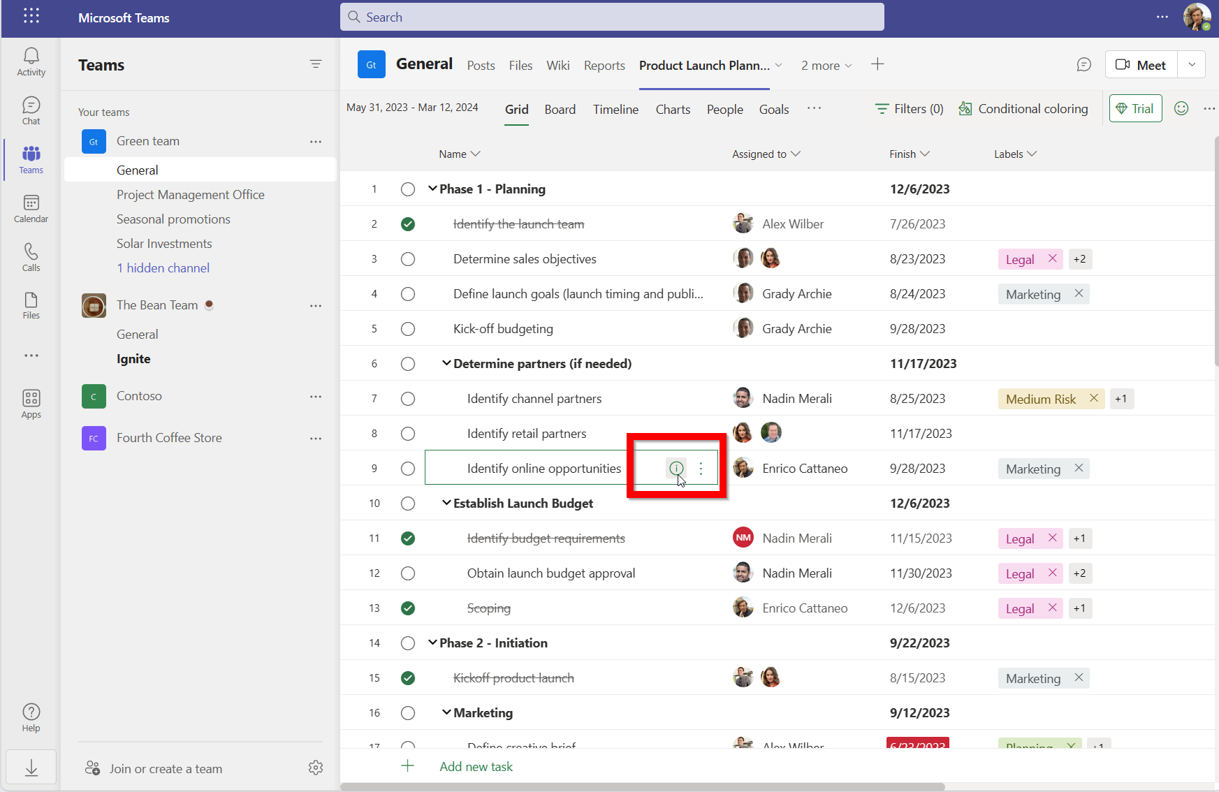 Catch up after your week off with task history in Microsoft Project for ...