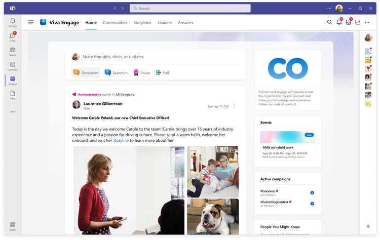 Viva Engage Explained: The Feed | Microsoft Community Hub