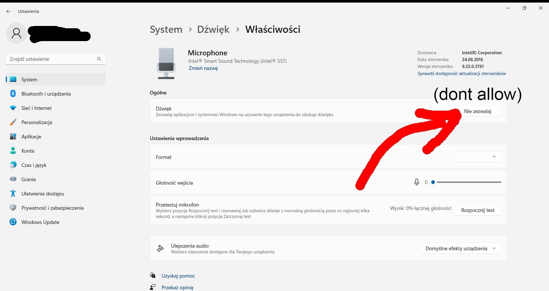 Intel SST Problem (Windows 11) | Microsoft Community Hub