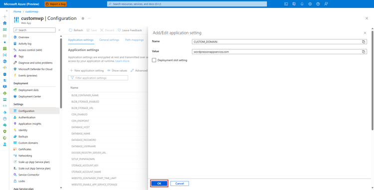How to use Custom Domains with WordPress on App Service | Microsoft Community Hub