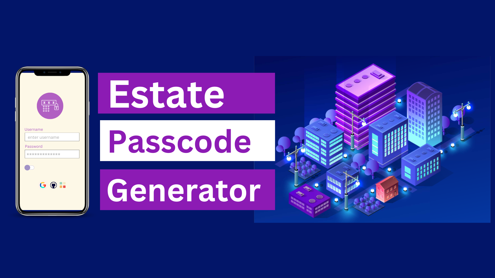 Build A Passcode Generator App for Estate Management