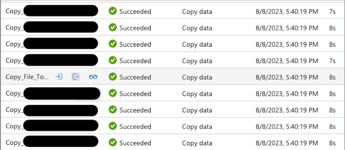 Retrieve the file name of a file copied in a for loop with binary ...