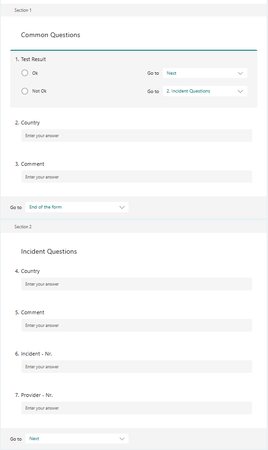MS Forms - Question only visible if previous answer | Microsoft Community Hub