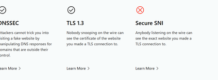 You can now Enable Encrypted Client Hello (Encrypted SNI or ESNI/ECH ...